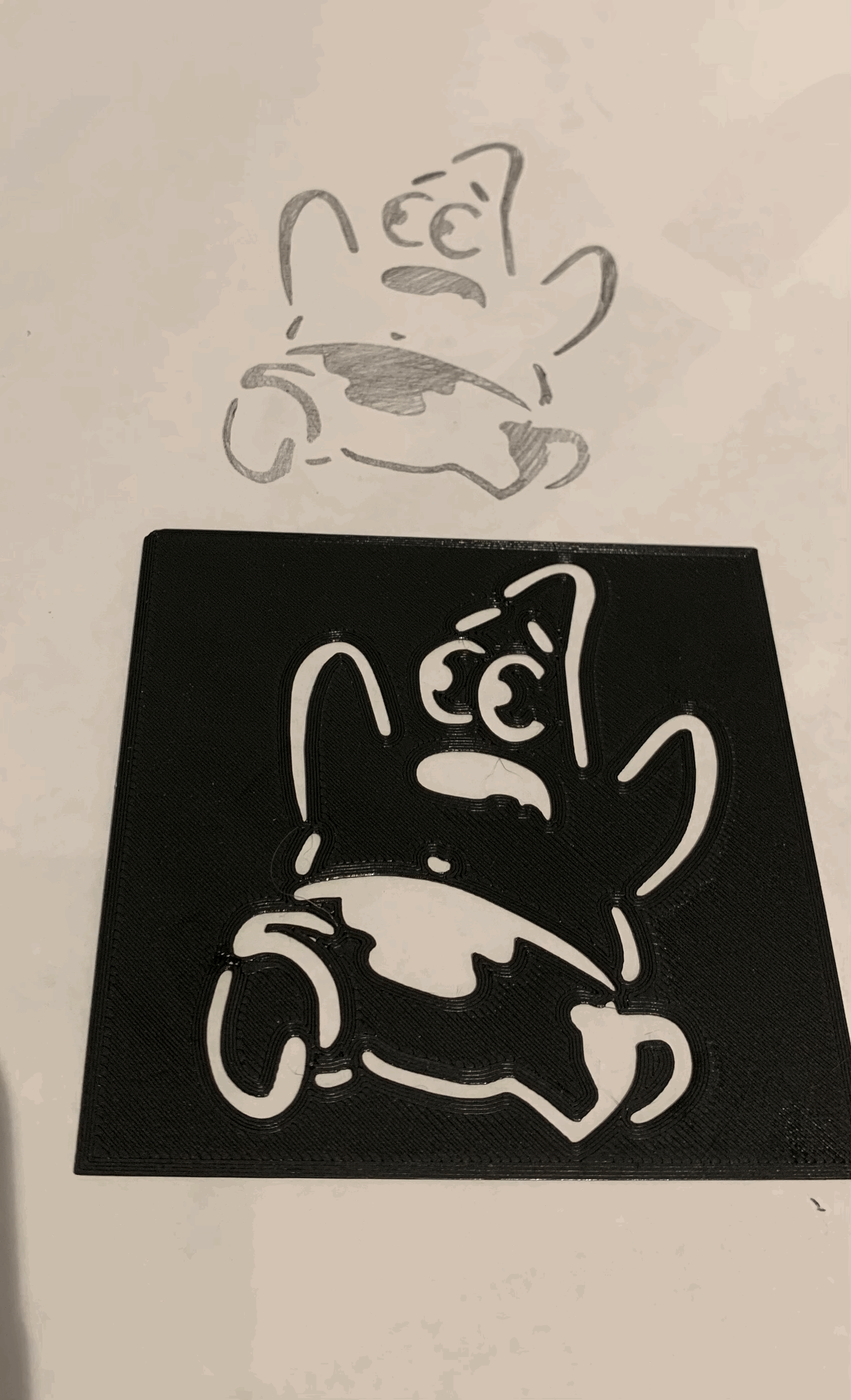Patrick Star Stencil by genadelt | Download free STL model | Printables.com