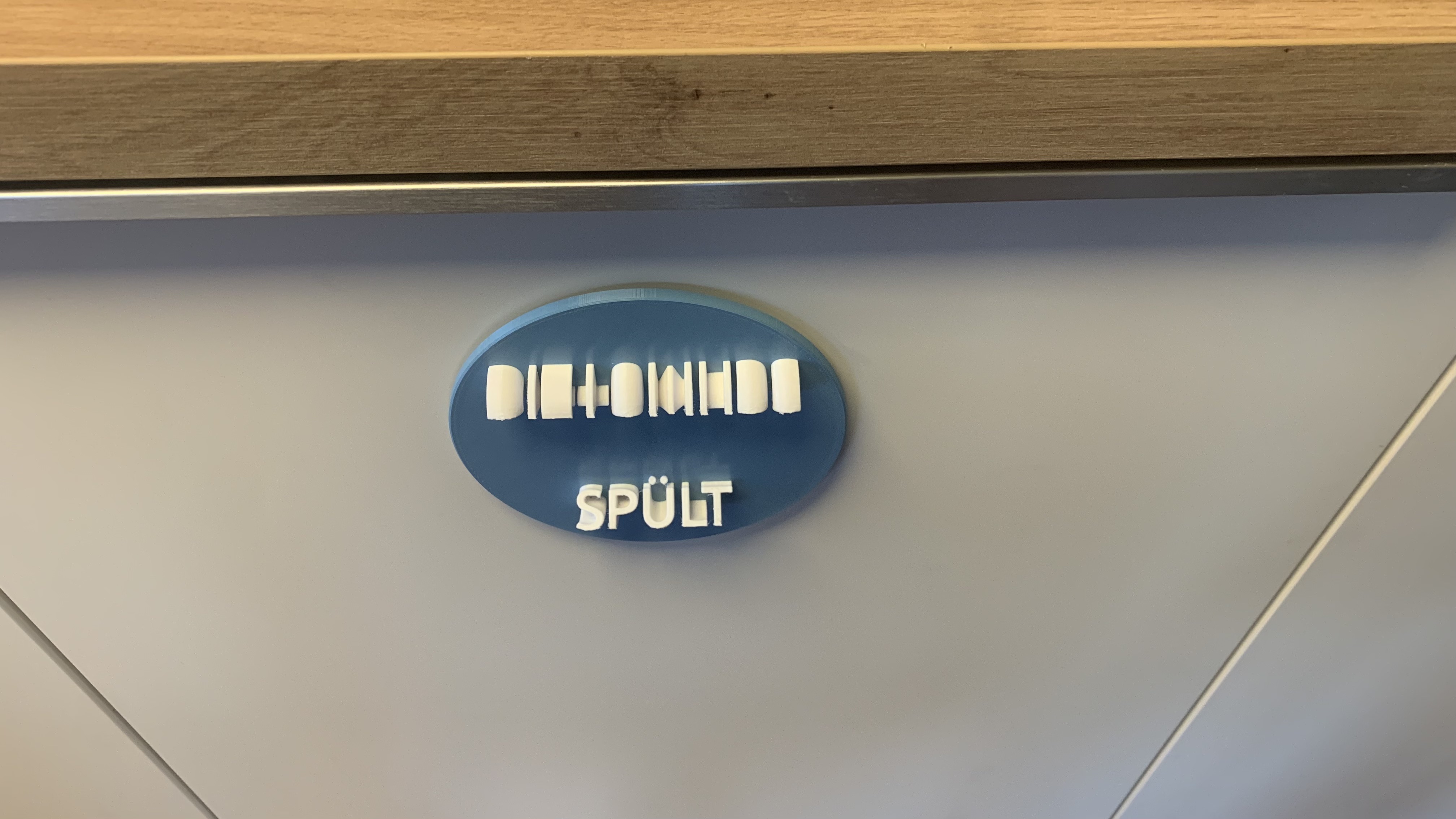 Dishwasher Sign - Status Spülmaschine - Geschirrspüler by popatze ...