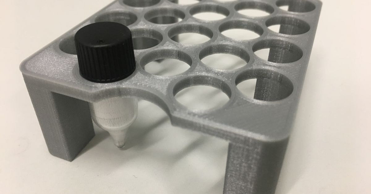 HPLC and snap-lid vial holders by ntdesign | Download free STL model ...