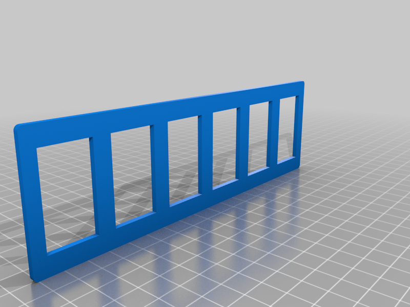 Switch panel for car DIN by Tweako | Download free STL model ...