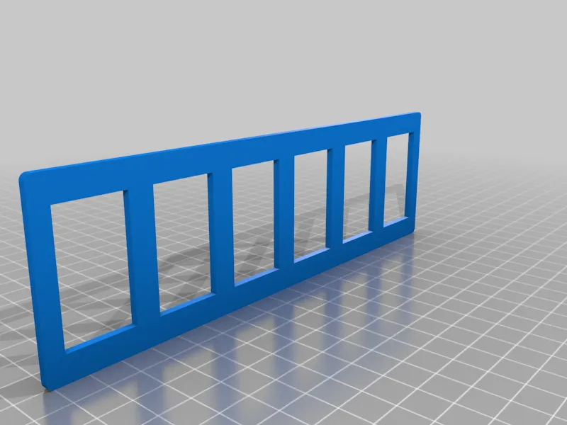 Switch panel for car DIN by Tweako | Download free STL model ...