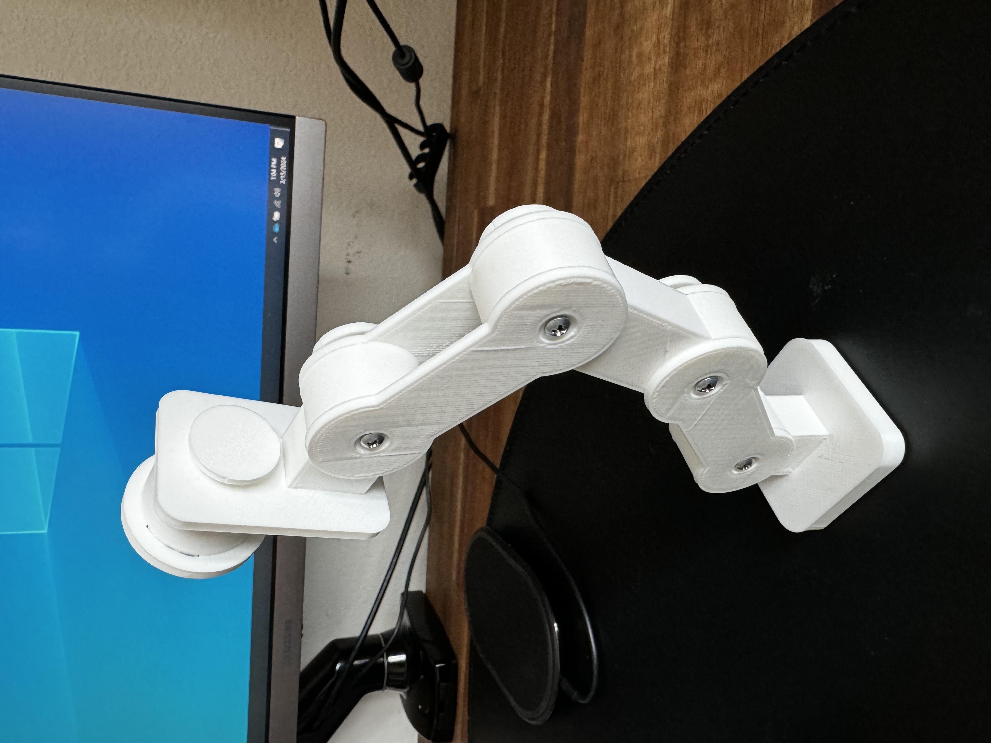 Push-button Adjustable Arm by StuartW | Download free STL model ...