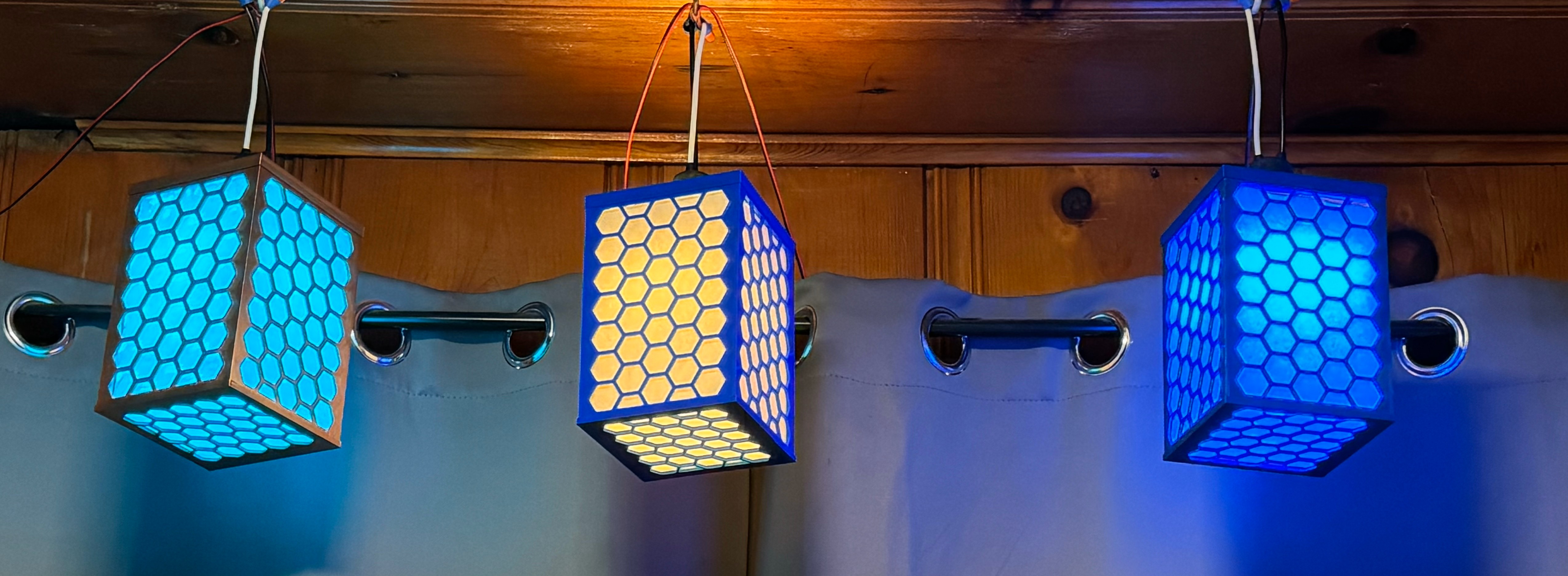 Hanging Base and Internal Frame for Hex Table Lamp by rjm544 | Download ...