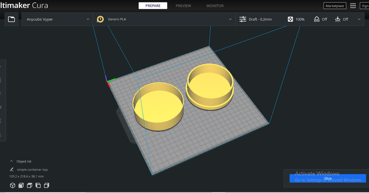 simple container by THEDESIGNER | Download free STL model | Printables.com
