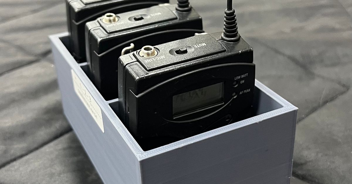 Sennheiser ew G4 Bodypack Storage von Riley Spence | Kostenloses STL ...