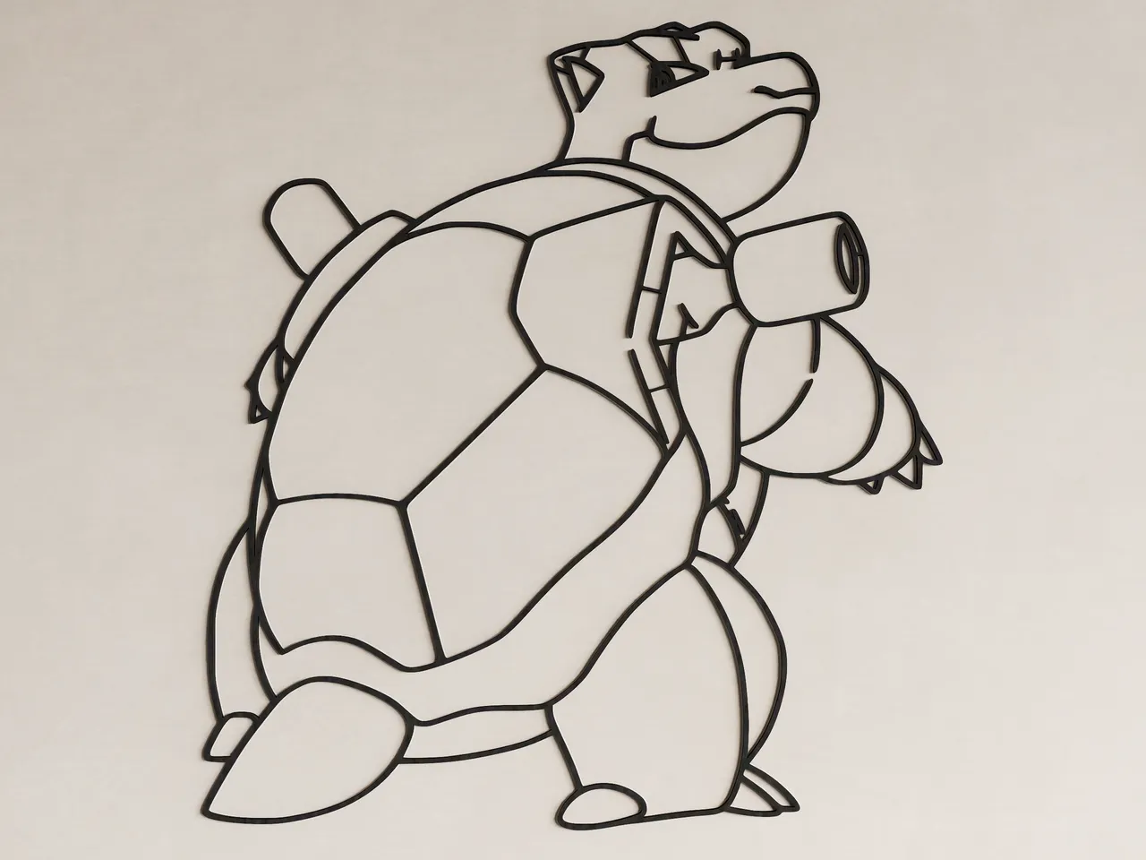 Blastoise Wall Art by Gelo | Download free STL model | Printables.com