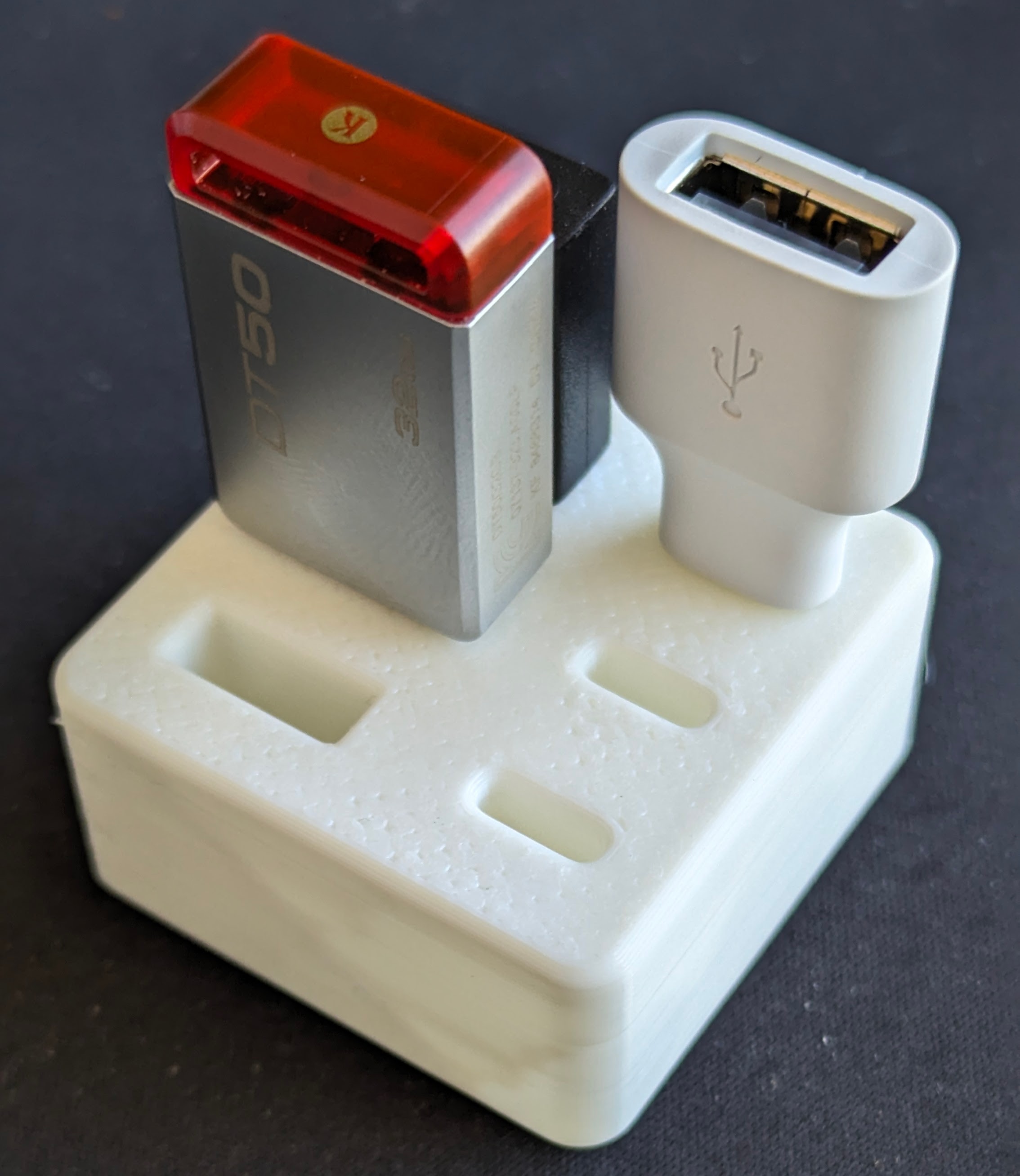 Gridfinity Chunky USB A&C Holder by Fresh Brewed Design | Download free ...