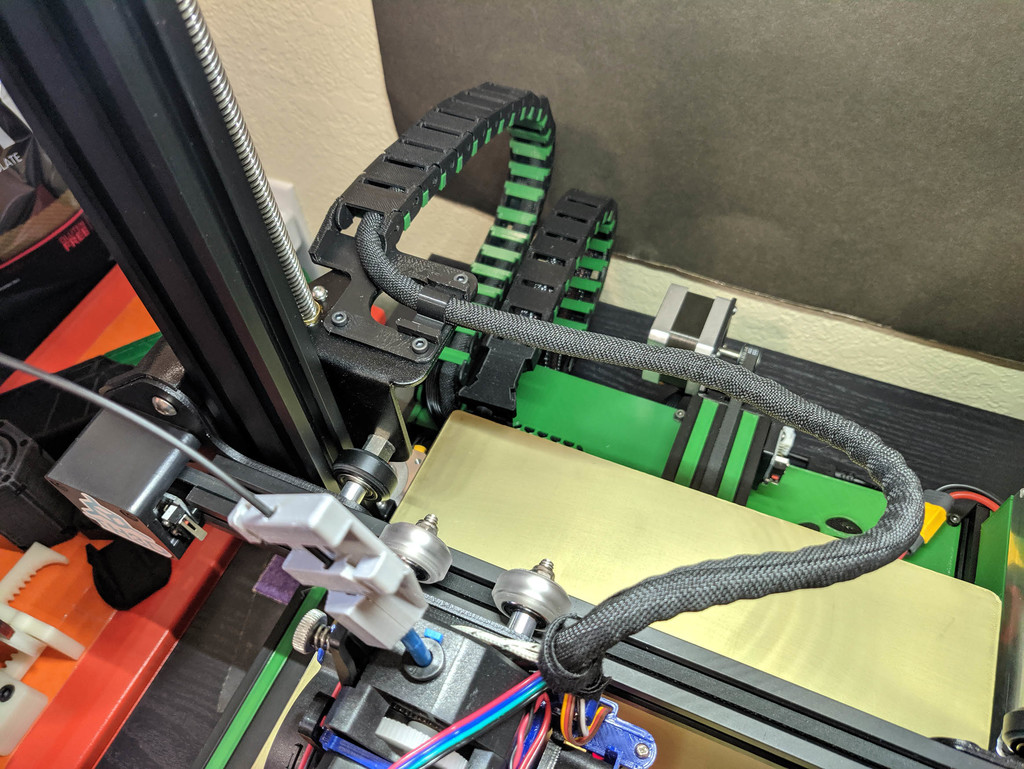 Ender 3 Cable Chain Extruder Mount by TwoPuncakes | Download free STL ...