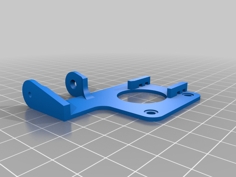 Ender 3 Cable Chain Extruder Mount by TwoPuncakes | Download free STL ...