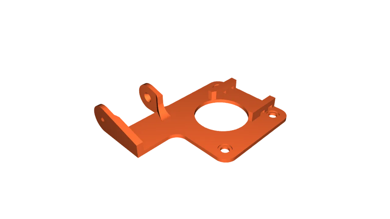 Ender 3 Cable Chain Extruder Mount by TwoPuncakes | Download free STL ...