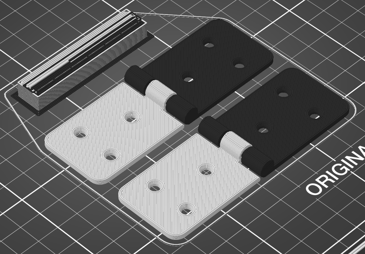 2 Color Small Hinge By Beezlee Download Free Stl Model