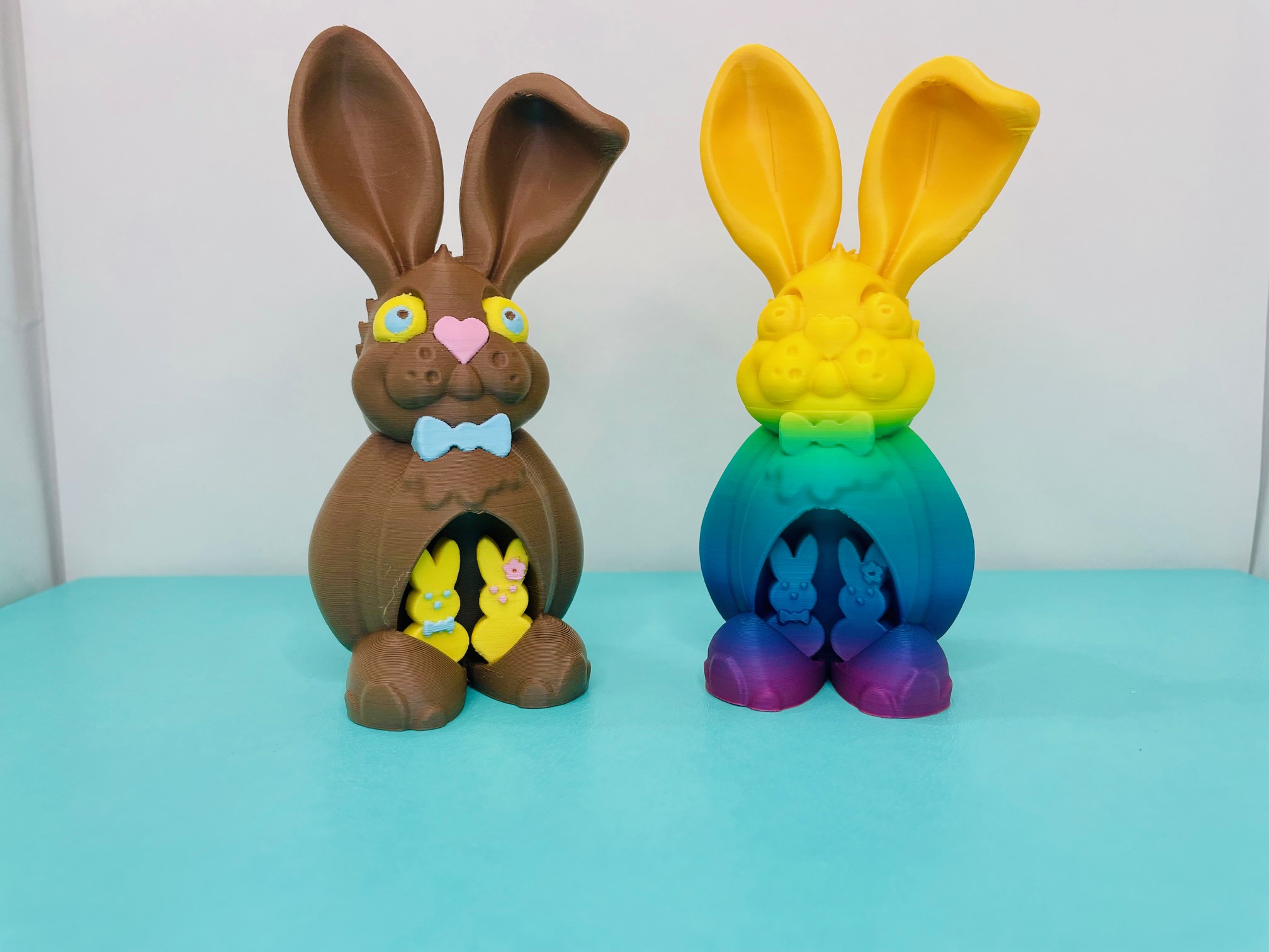 Chocolate Candy Themed Easter Bunny by FunFam3D | Download free STL ...