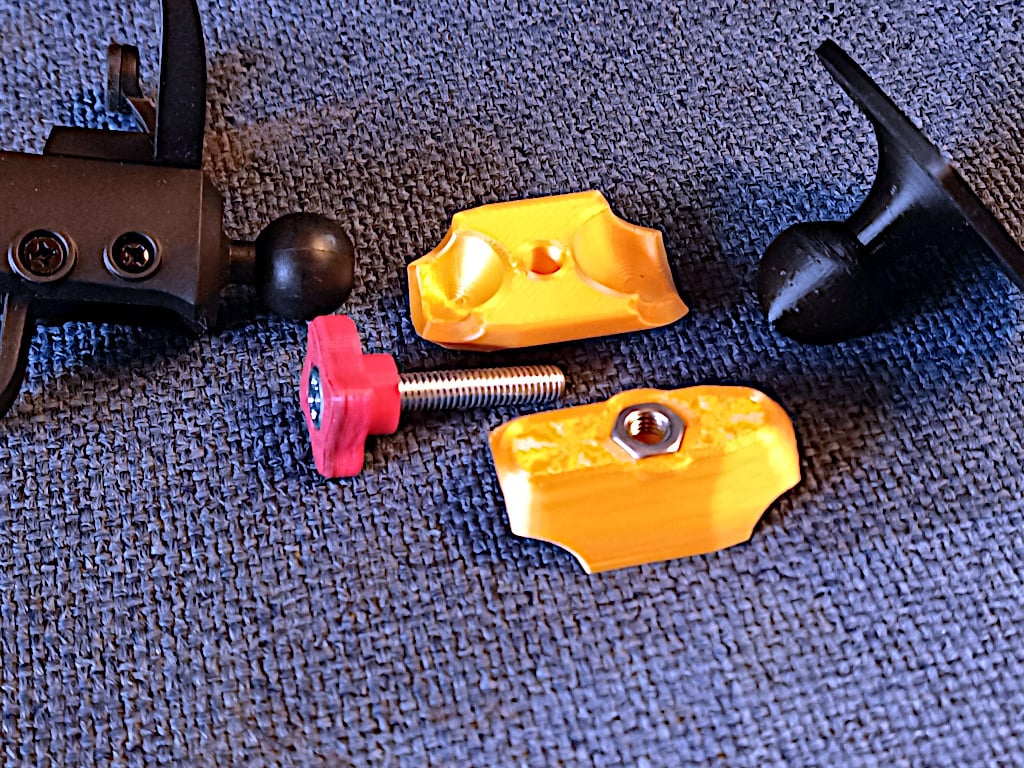 Dual ball-joint mount (aka RAM mount) by Anachronist | Download free ...