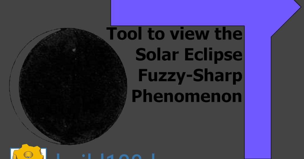 Tool for the Solar Eclipse Fuzzy Sharp Phenomenon by jdegs | Download ...