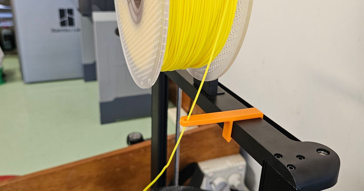 Ender 3 Filament Guide when using Bambu Spools with Clip Fitted by ...