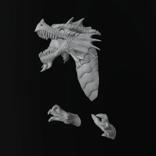 red dragon statue by craft studio | Download free STL model ...
