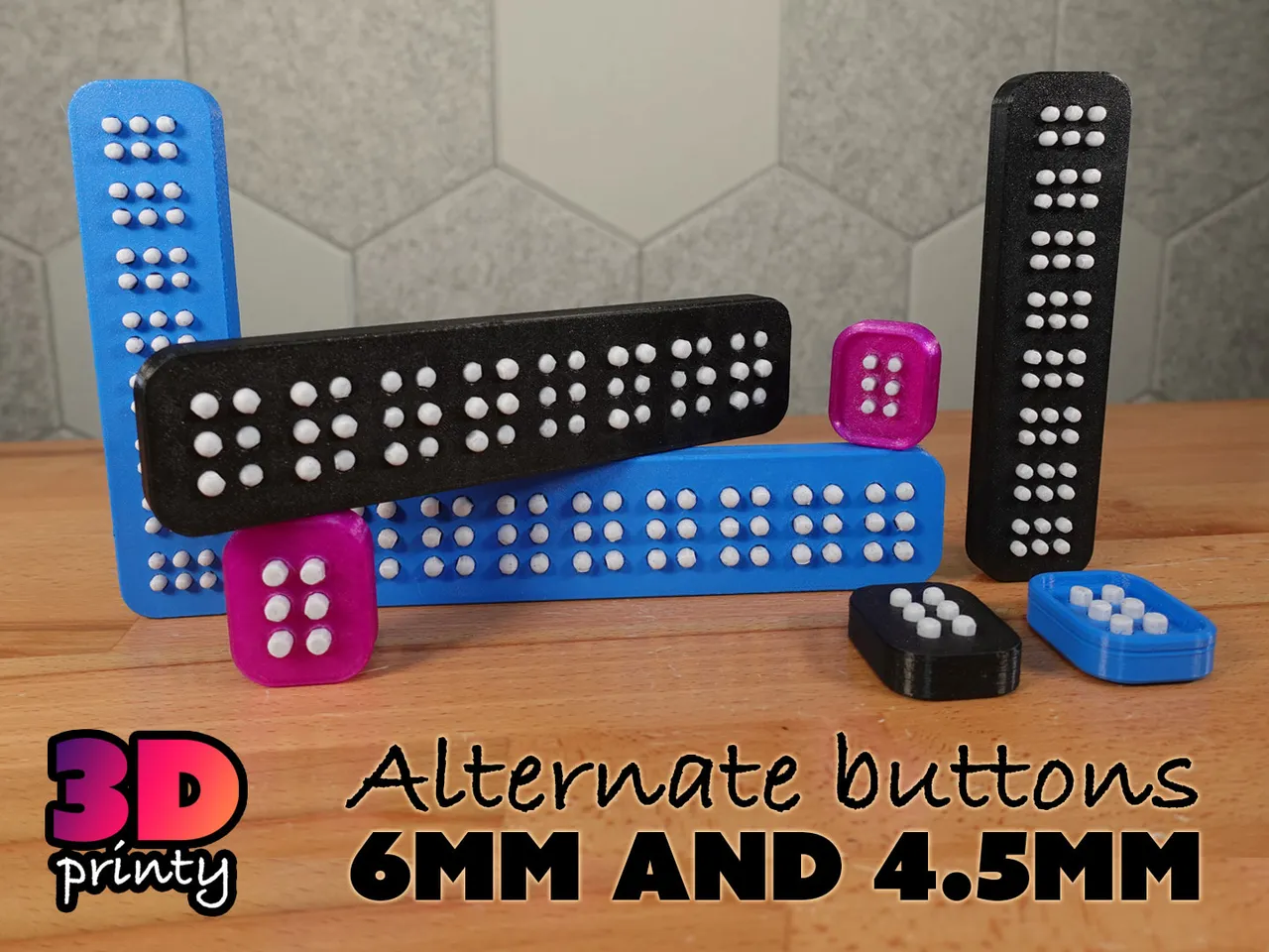 Braille Training Cell - 6MM by 3D Printy | Download free STL model ...