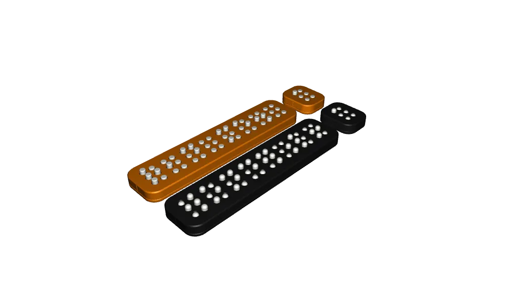 Braille Training Cell - 6MM by 3D Printy | Download free STL model ...