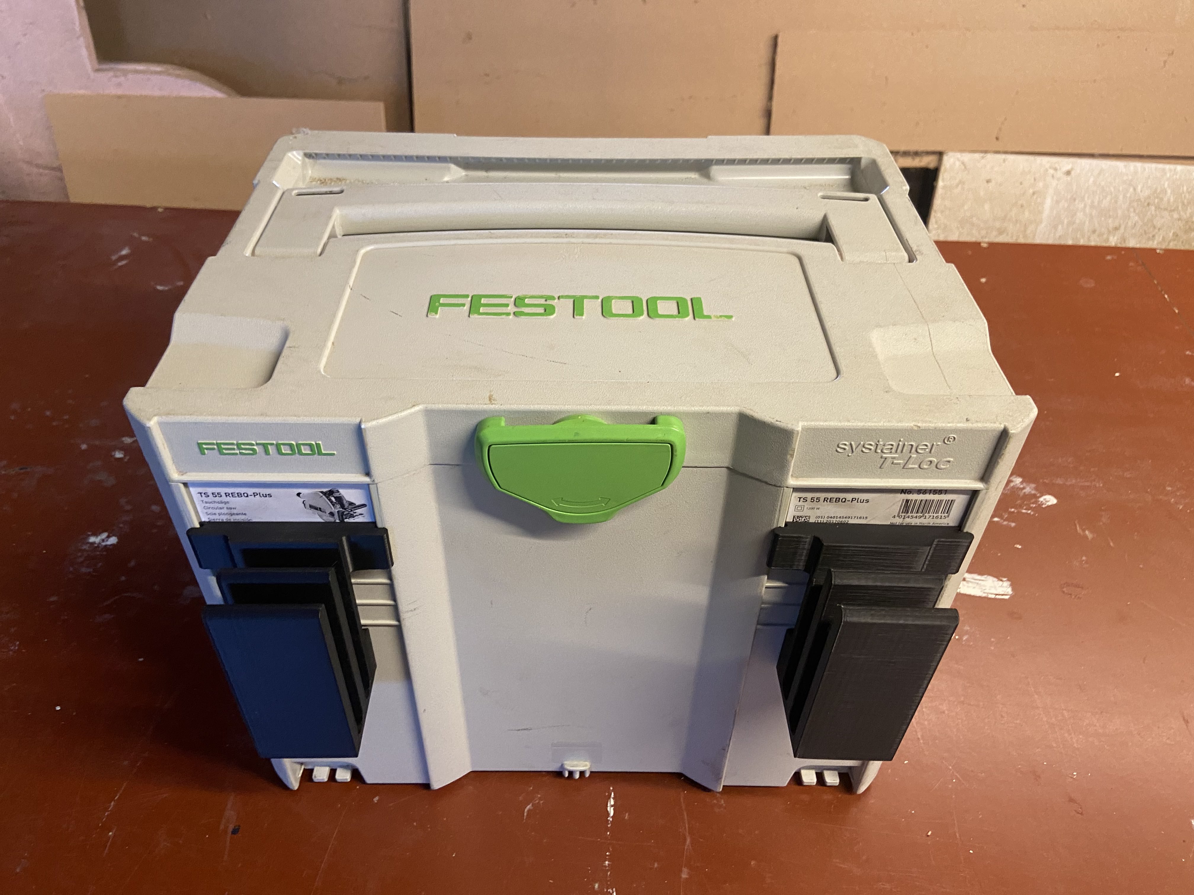 Festool Systainer Side Rail Holder by Laurentverm | Download free STL ...
