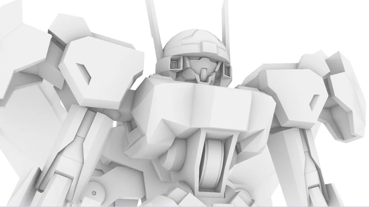 GUNDAM THE WITCH FROM MERCURY : GUNDNODE節點機 by HAMR | Download free STL ...