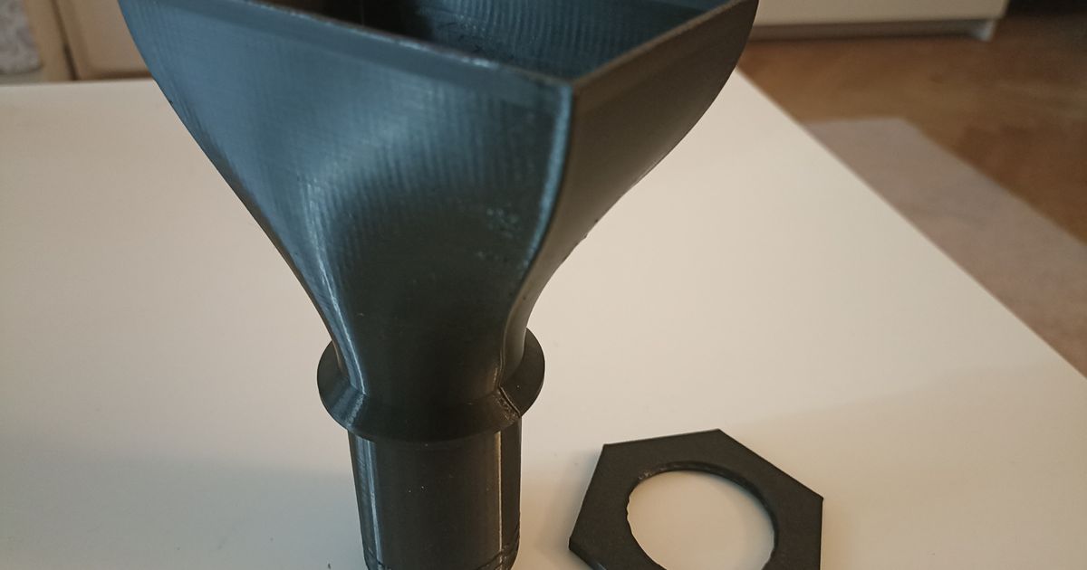 Bambu Lab Poop Chute Funnel - nut secured by Stewe | Download free STL ...