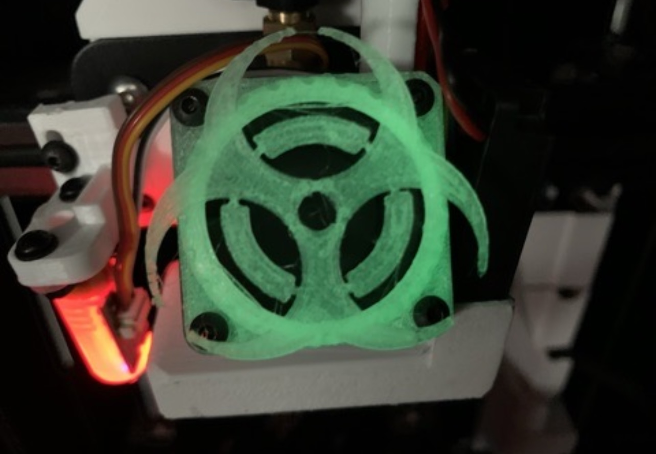 Biohazard Fan Cover by 7VNS | Download free STL model | Printables.com