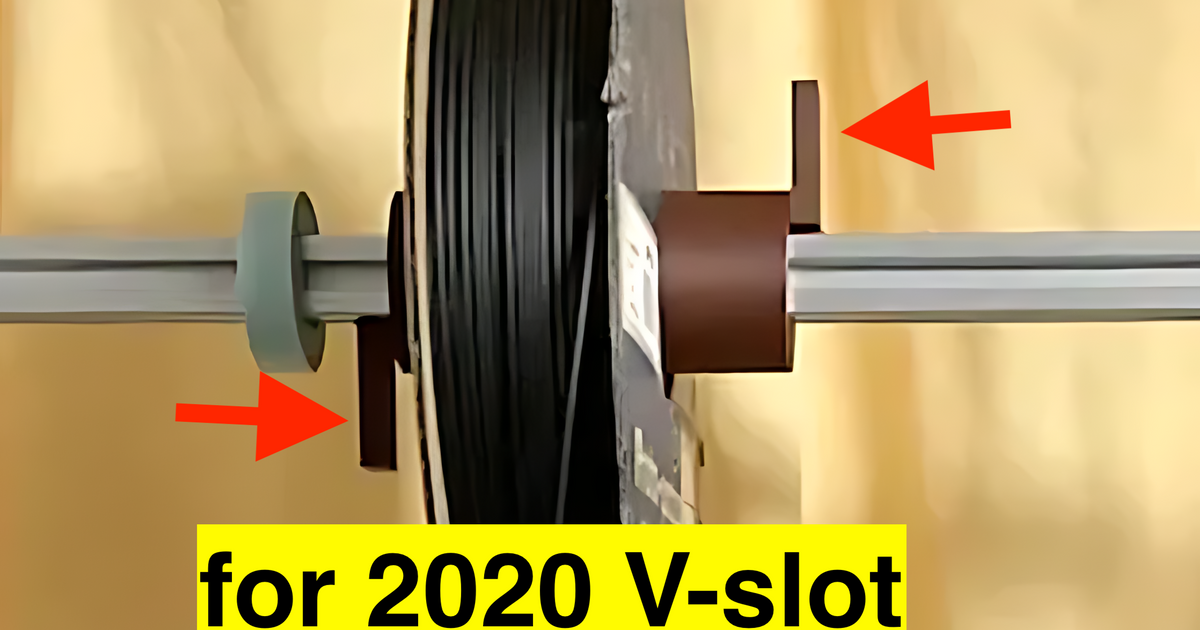 Spool Stopper for 2020 V-slot by DodoIsAlive | Download free STL model ...