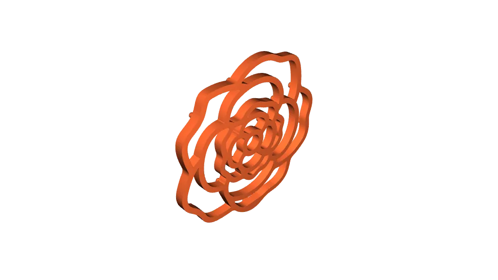 Flower Coaster by Ruben | Download free STL model | Printables.com