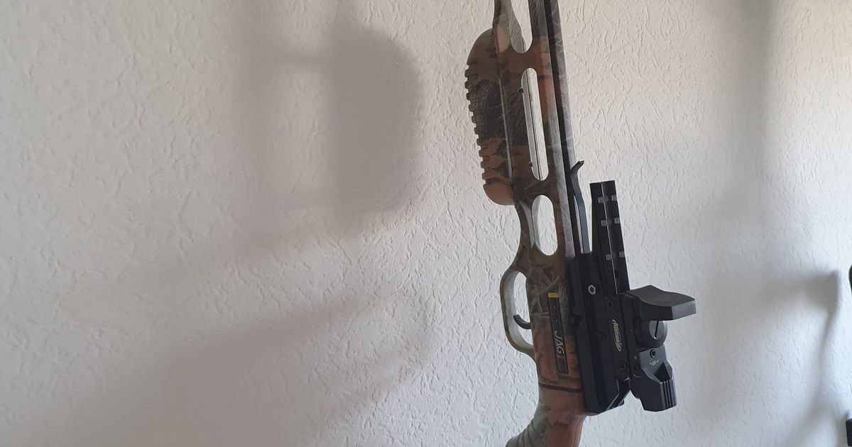 JagOne Crossbow Wall Mount with hidden screws by Akardia | Download ...