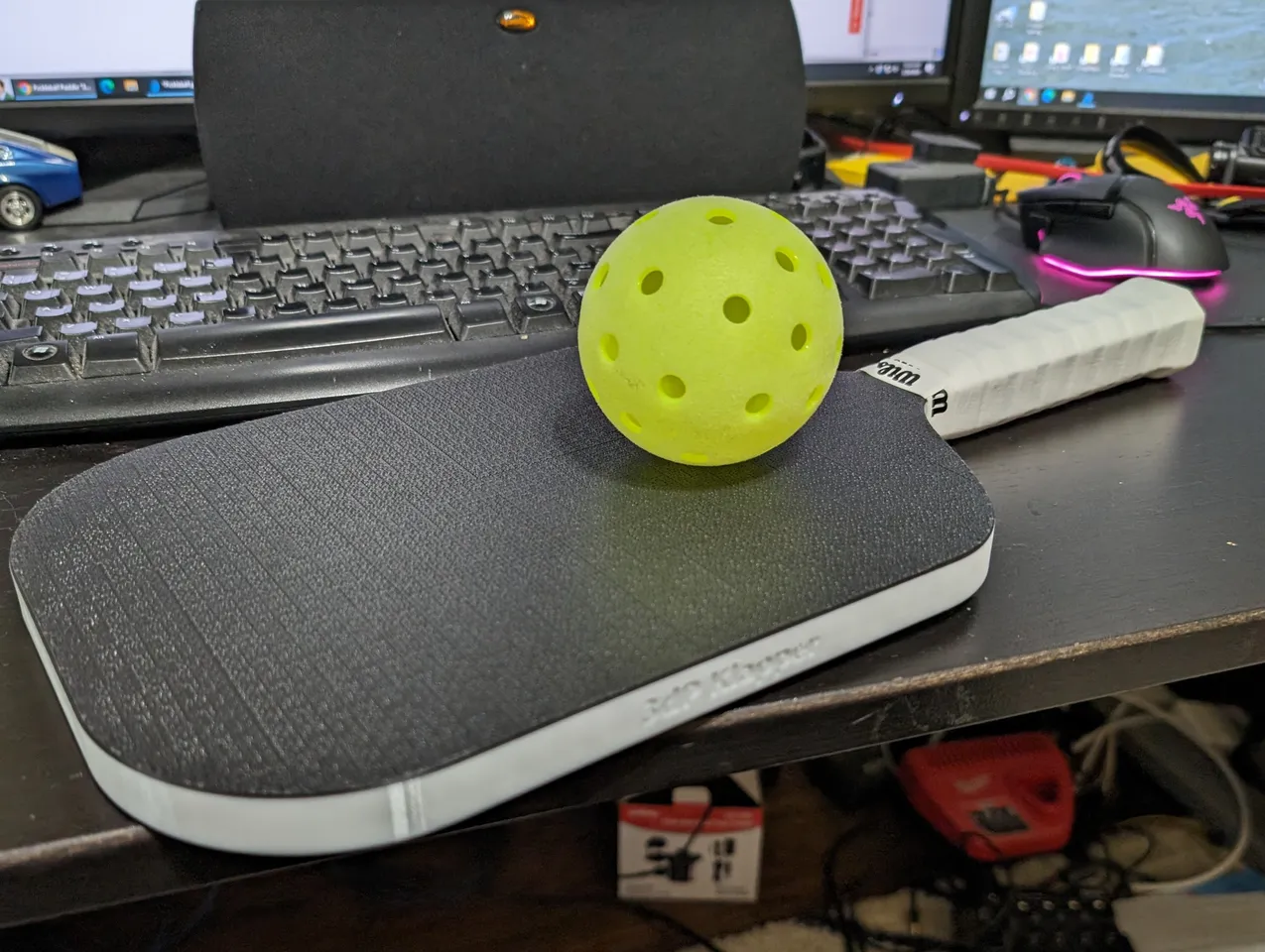 Better Printed Pickleball Paddle - "Revolve 3P" - v4 by Long | Download ...