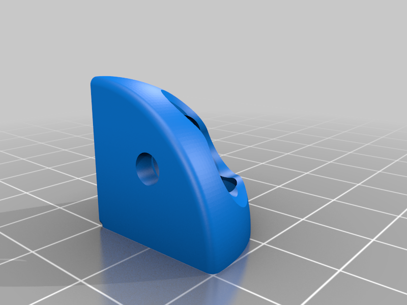 90 degree Angle Corner Connector for Alu_Profile 2020 One Side Rounded ...