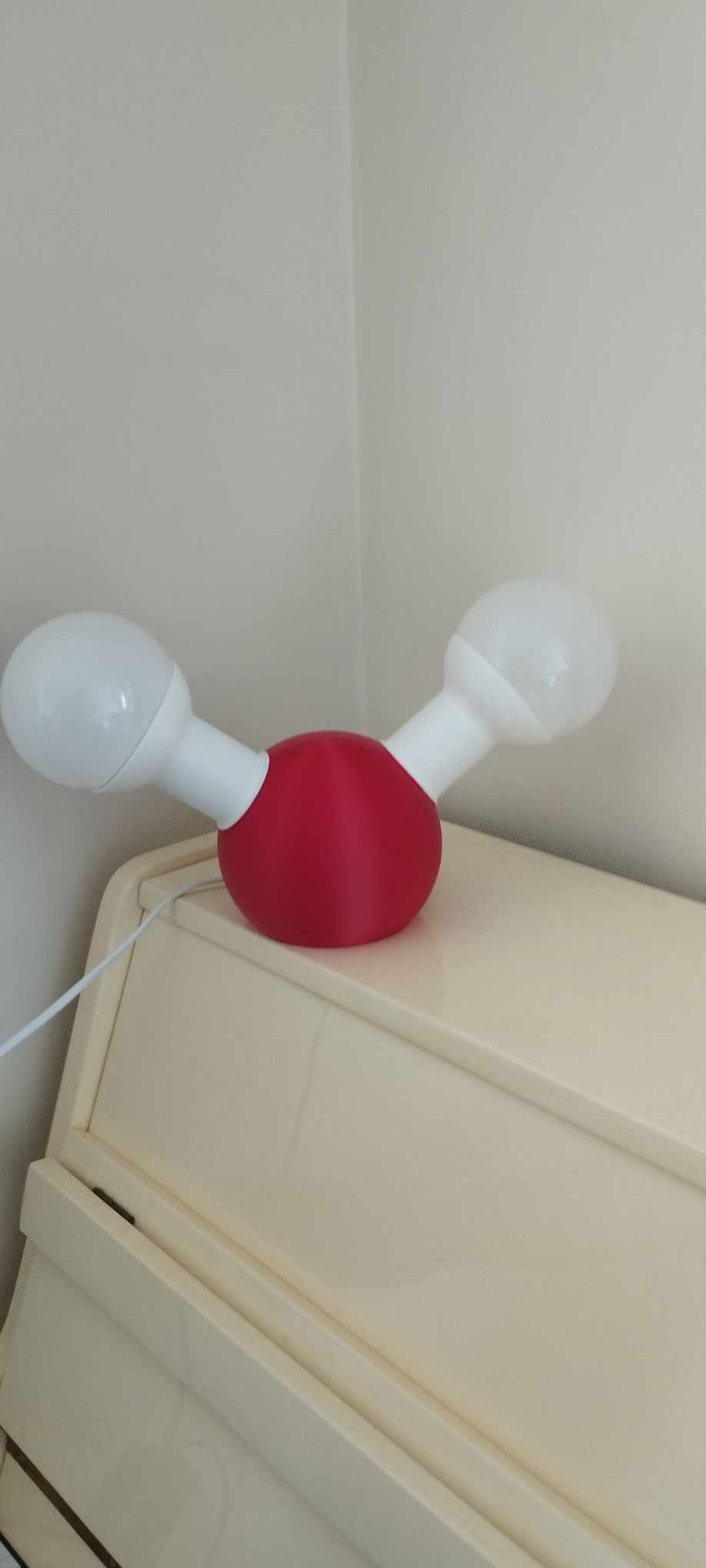 Water molecule shaped lamp by NomeUn | Download free STL model ...