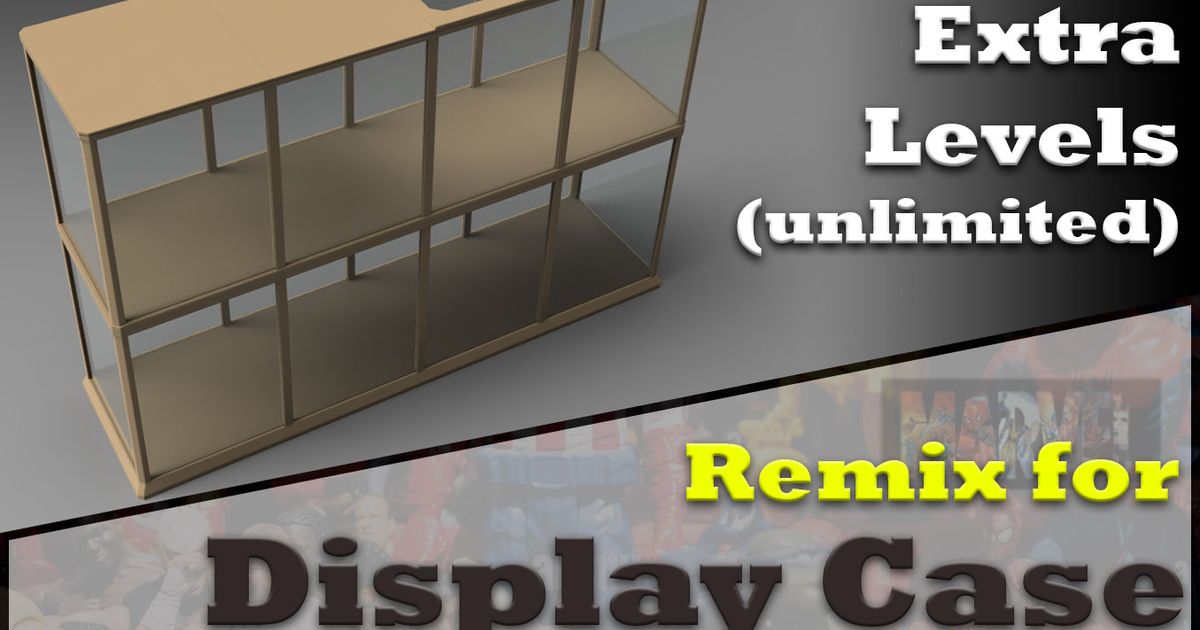 Top Level Addon for Stackable Display Case by Warlogh | Download free ...