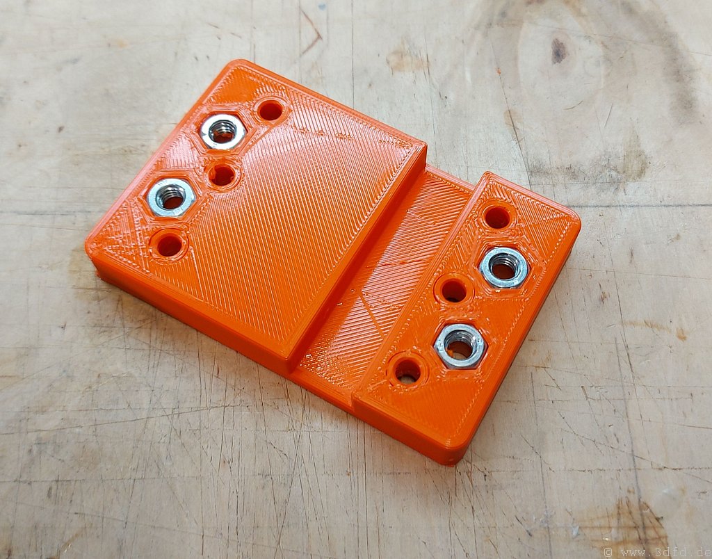 Motor adapter for CNC milling machine TTC450 by 3D-Muc | Download free ...