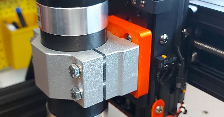 Motor adapter for CNC milling machine TTC450 by 3D-Muc | Download free ...