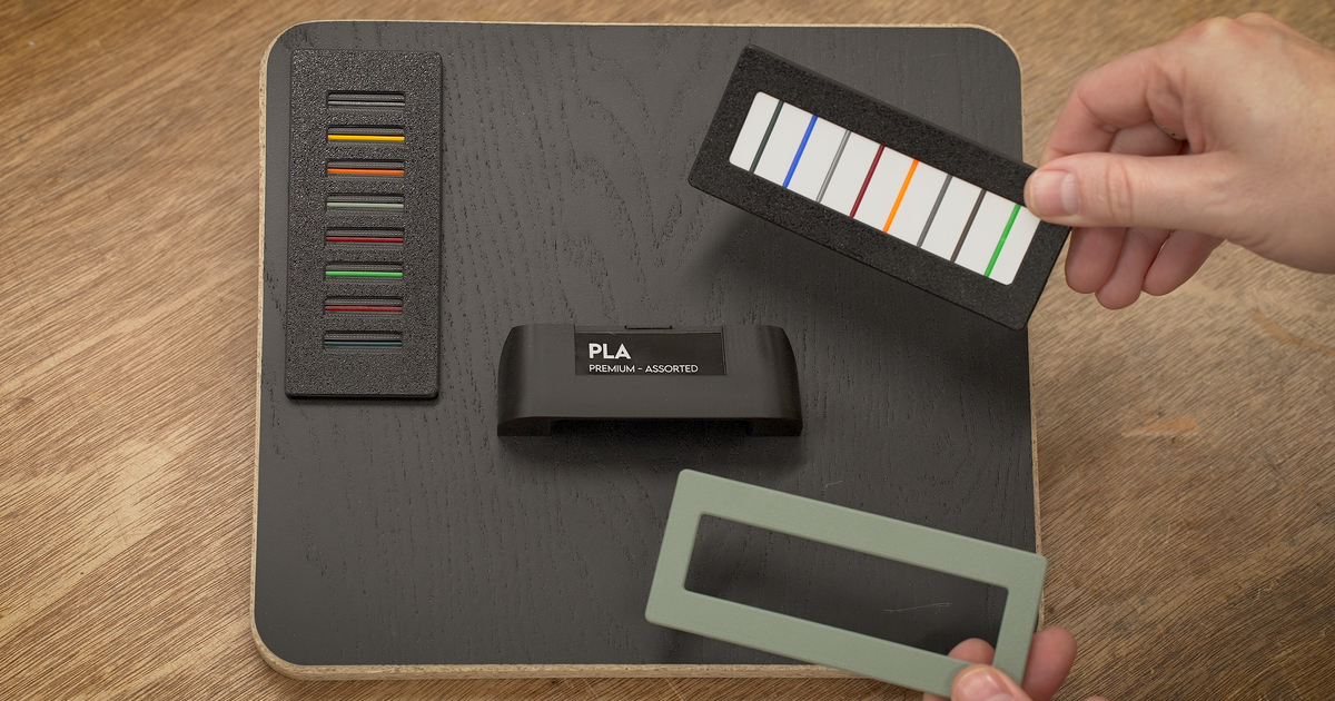 Filament Sample Card by RobertCowanDIY | Download free STL model ...