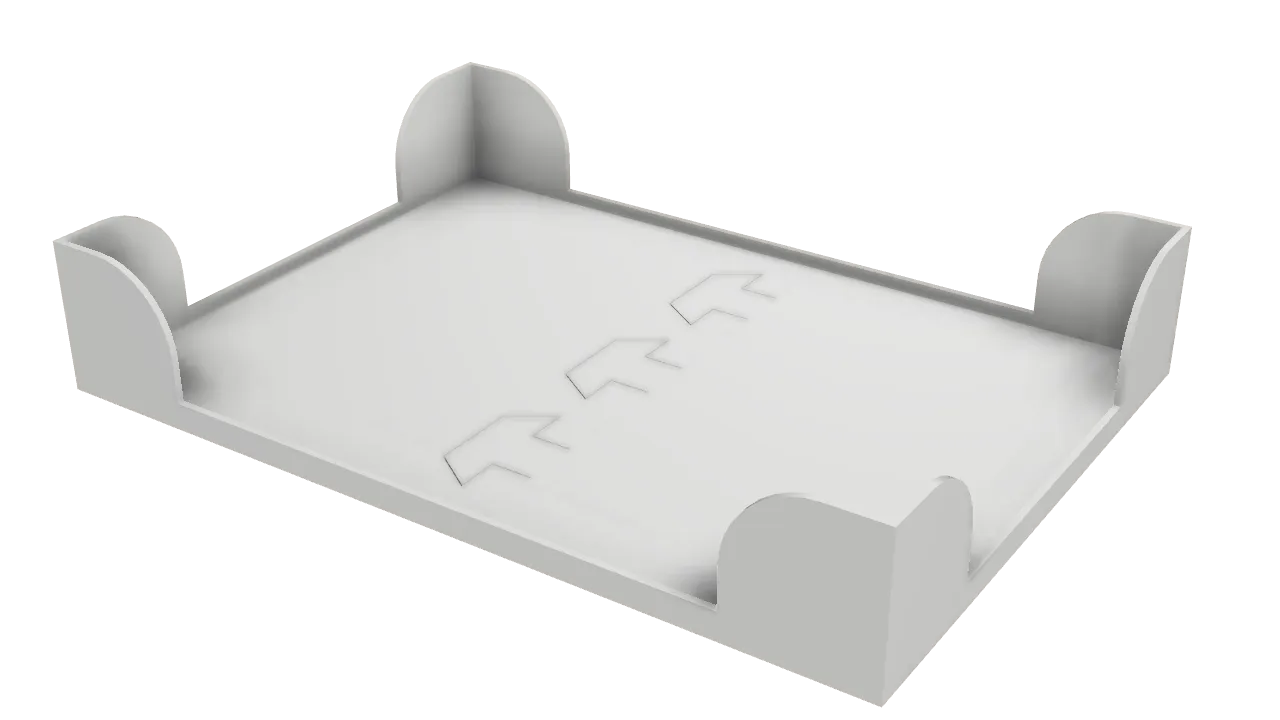 A4 tray by Marcos Pitra | Download free STL model | Printables.com