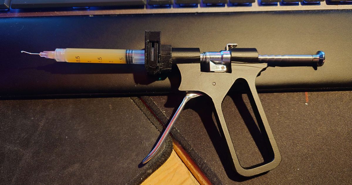 Syringe pump adapter by flipsht | Download free STL model | Printables.com