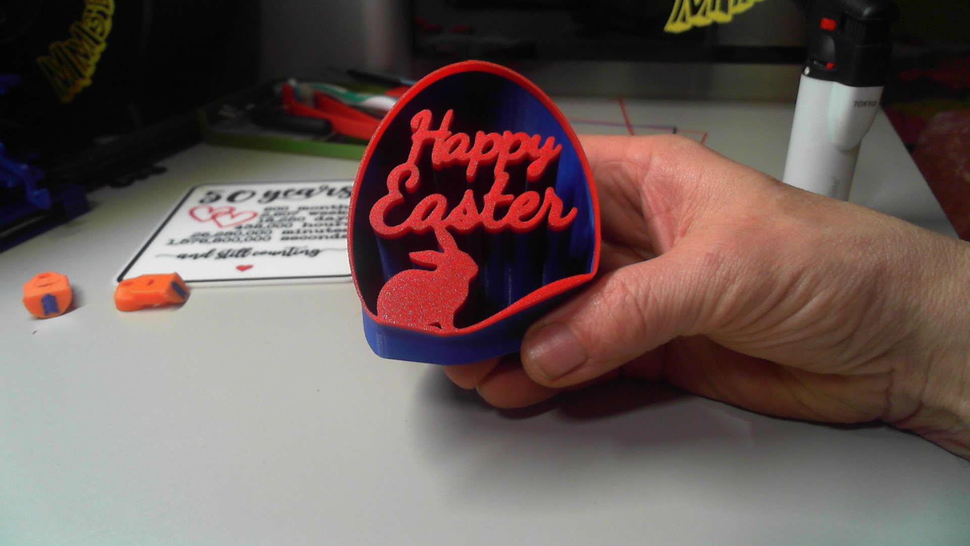 Happy Easter by michele MM3D | Download free STL model | Printables.com