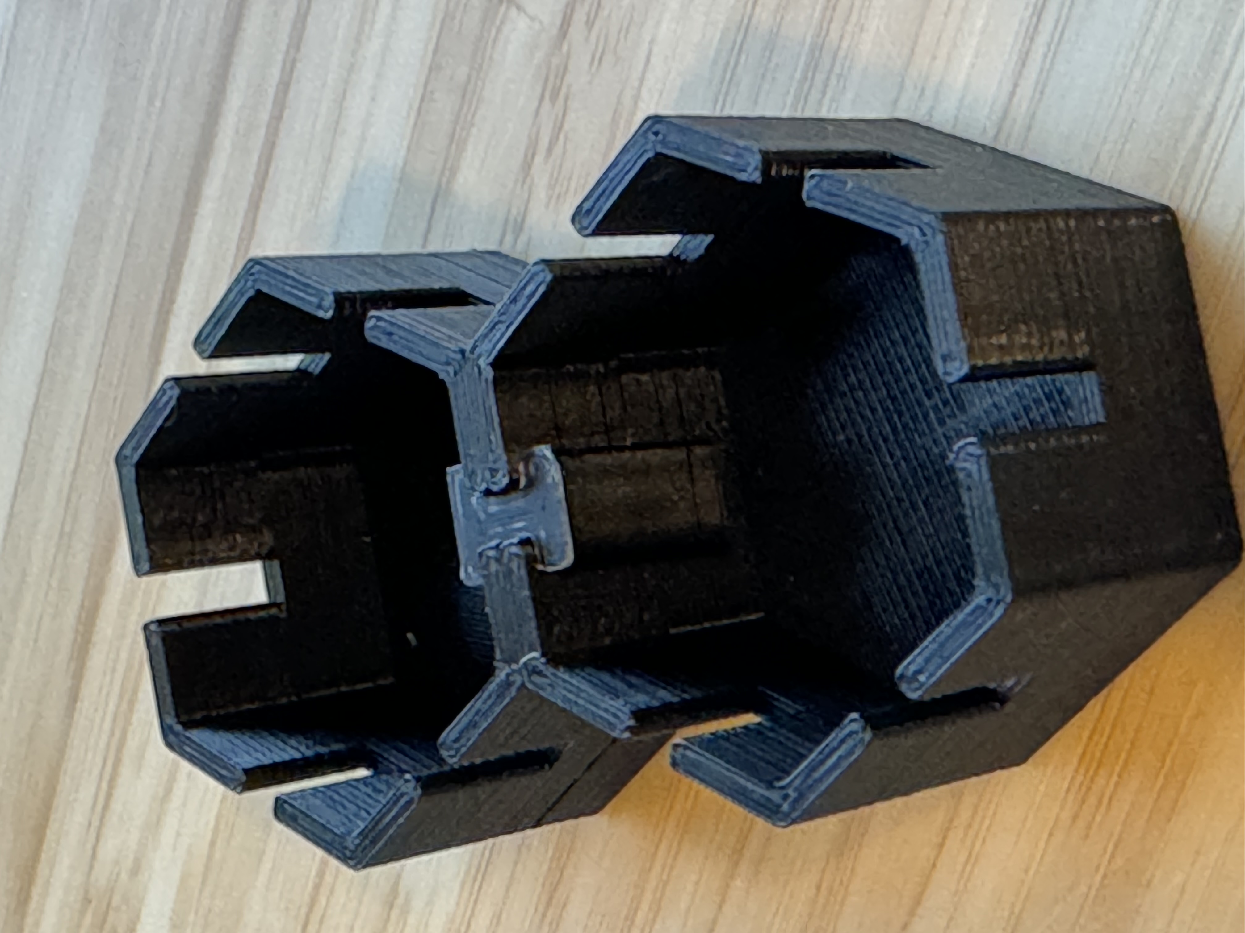 Interlocking Hex Cubes by ryanchakajodda | Download free STL model ...