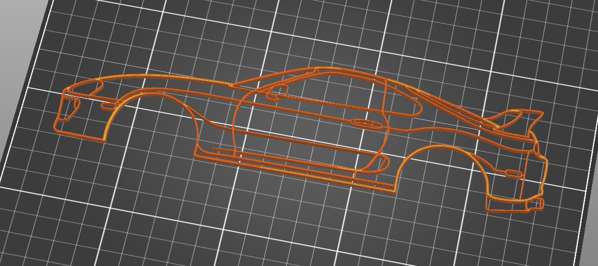 Toyota Supra MK4 Silhouette Wall Art by Adim | Download free STL model ...