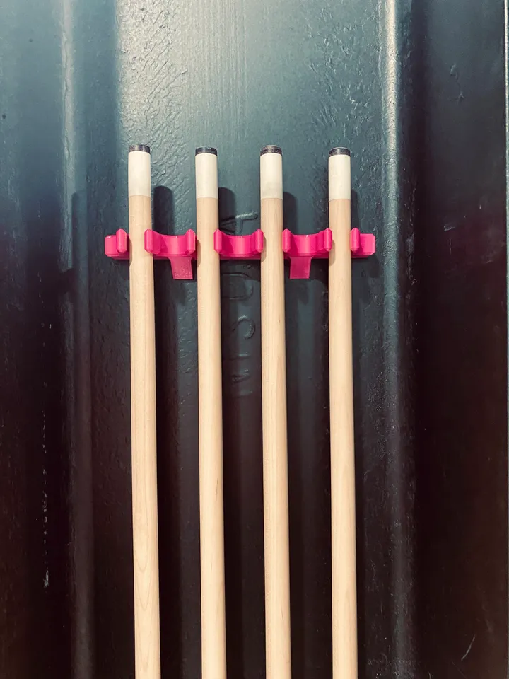 Pool Cue Holder Set by 3dBearnicorn | Download free STL model ...