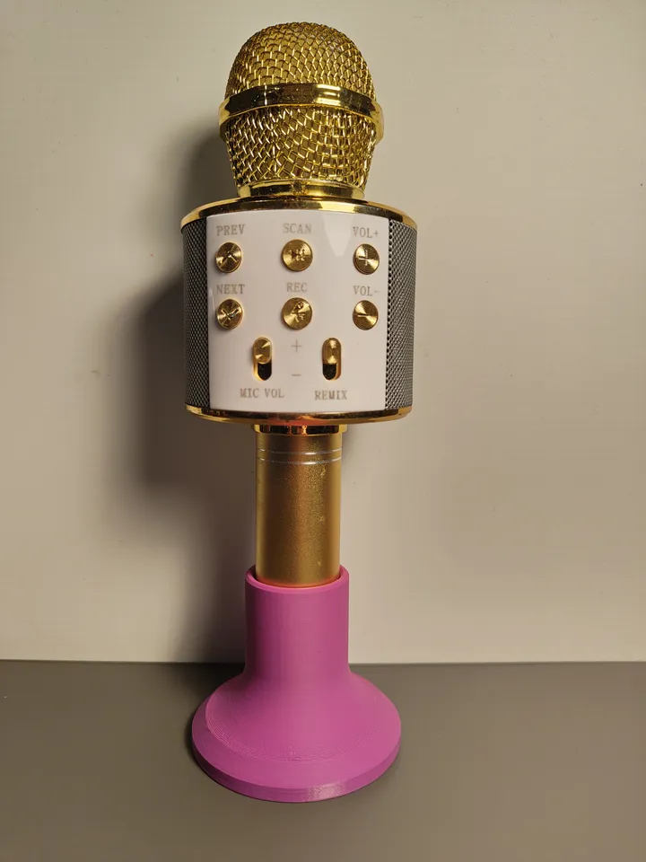 Karaoke Microphone Stand WS-858 by adiskovarik | Download free STL ...