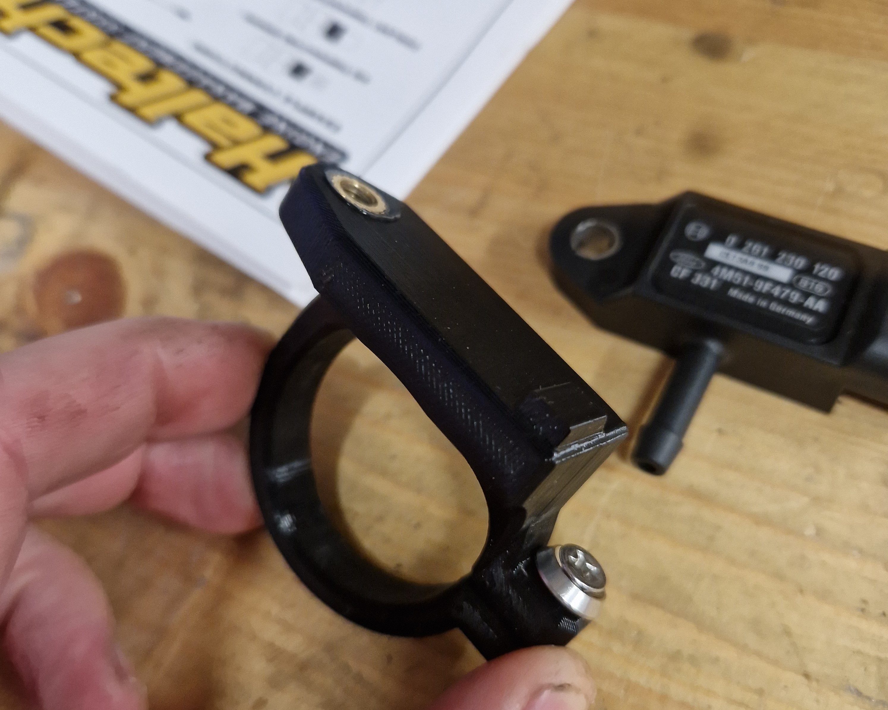 Bosch MAP sensor holder for VW WBX by Edy195 | Download free STL model ...