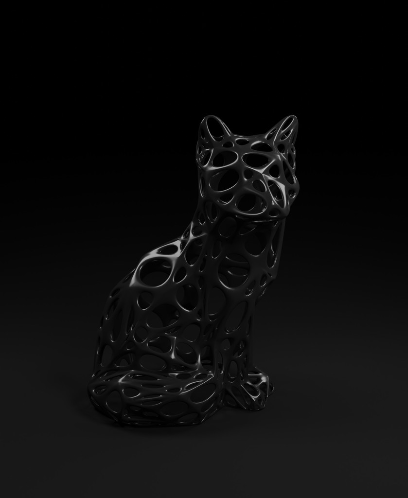 Fox Smooth Wireframe by Foxjitas | Download free STL model | Printables.com