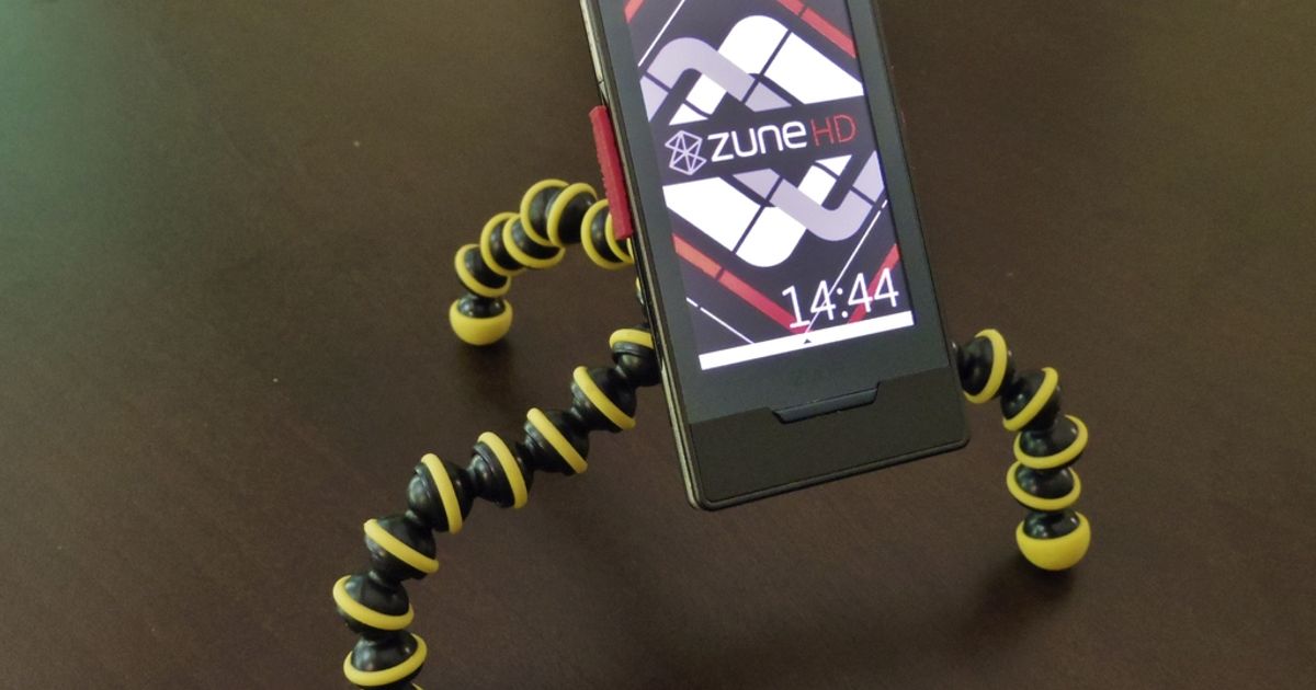 Zune HD adapter for Joby Gorilla Tripod by Paul | Download free STL ...