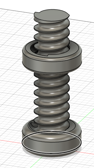 fidget toy screw with nut by modellskigebiet Kelmental | Download free ...