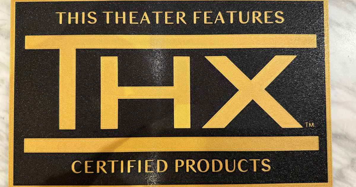 THX Home Cinema Sign by Morris | Download free STL model | Printables.com