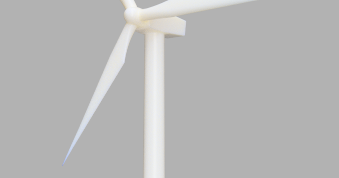 55cm wind turbine scale model by Postzegel | Download free STL model ...