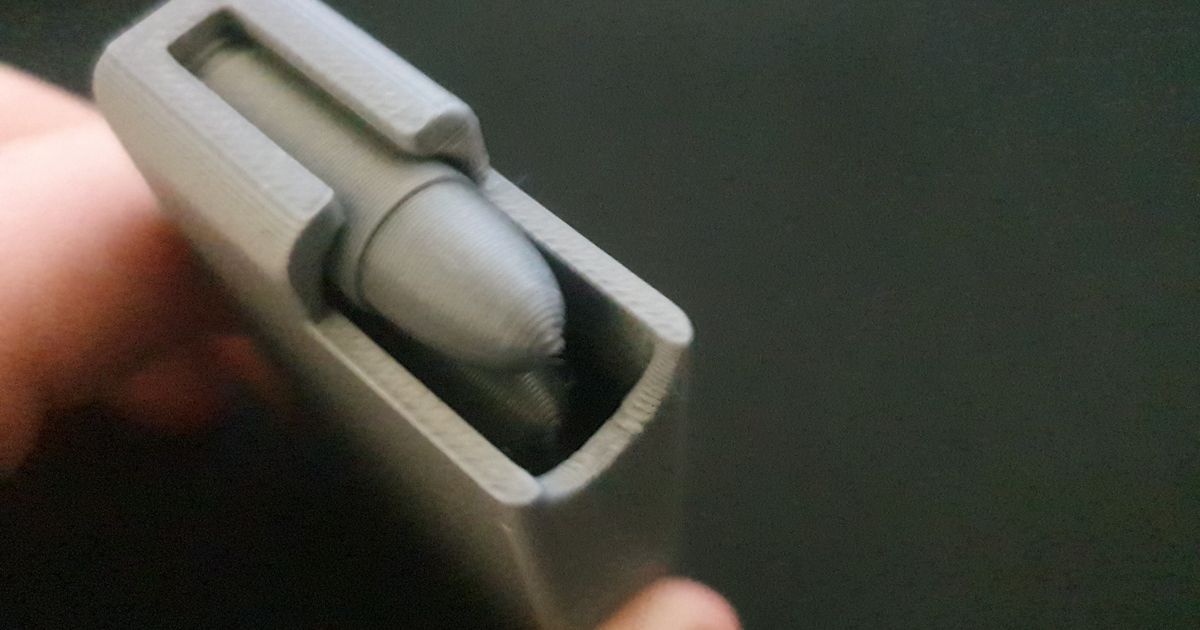 Fully 3d printed functioning magazine (proof of concept) by CYKLER ...